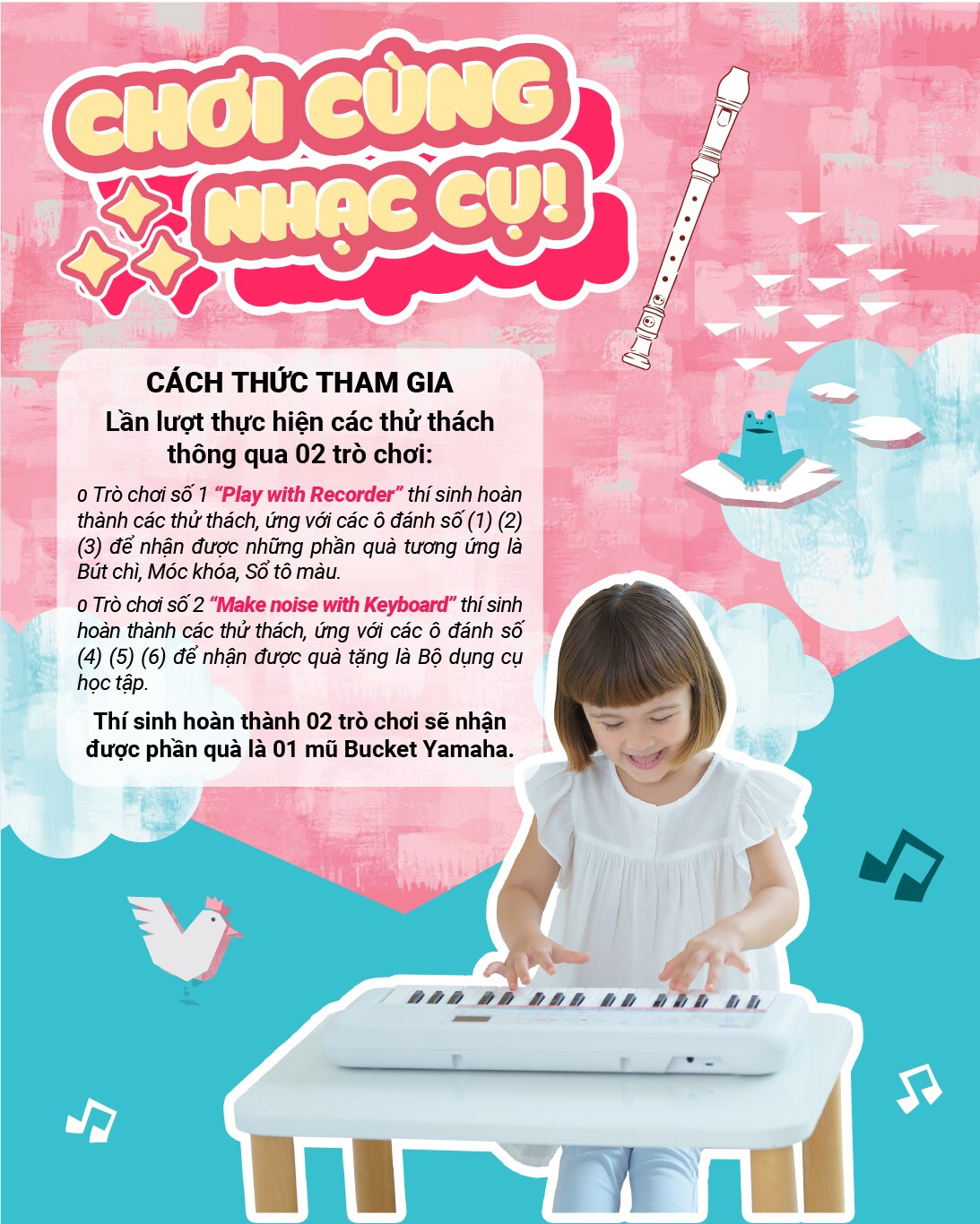 CHƠI CÙNG ÂM NHẠC TẠI GÓC TRẢI NGHIỆM NHẠC CỤ YAMAHA BÊN TRONG NHÀ SÁCH ...